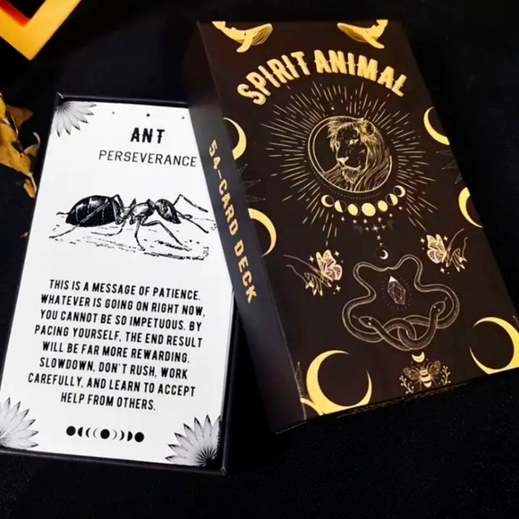 Oracle | Games | New Spirit Animal Oracle Deck 54 Cards With Brief ...